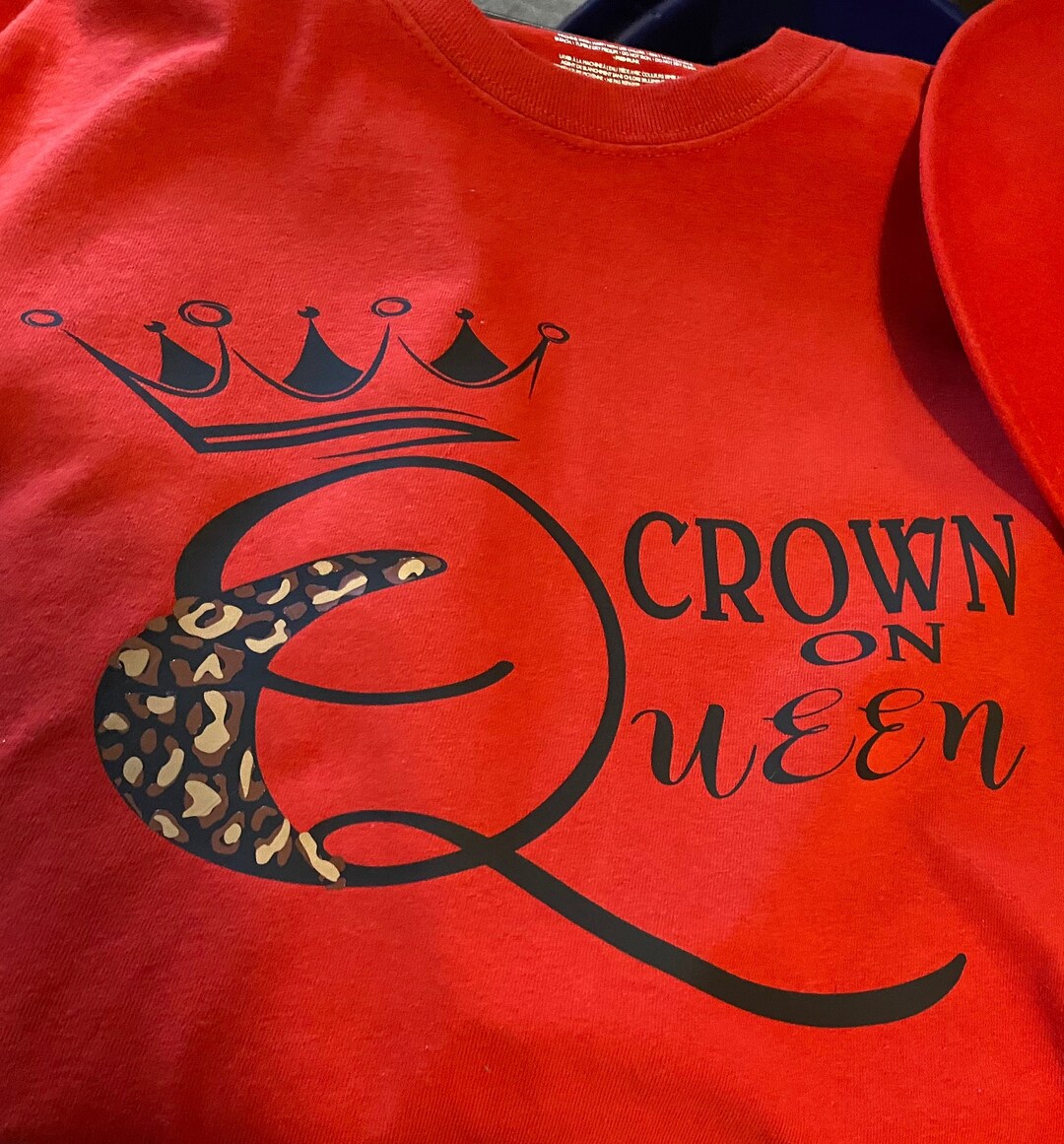 Crown on Queen Leopard Print - Etsy