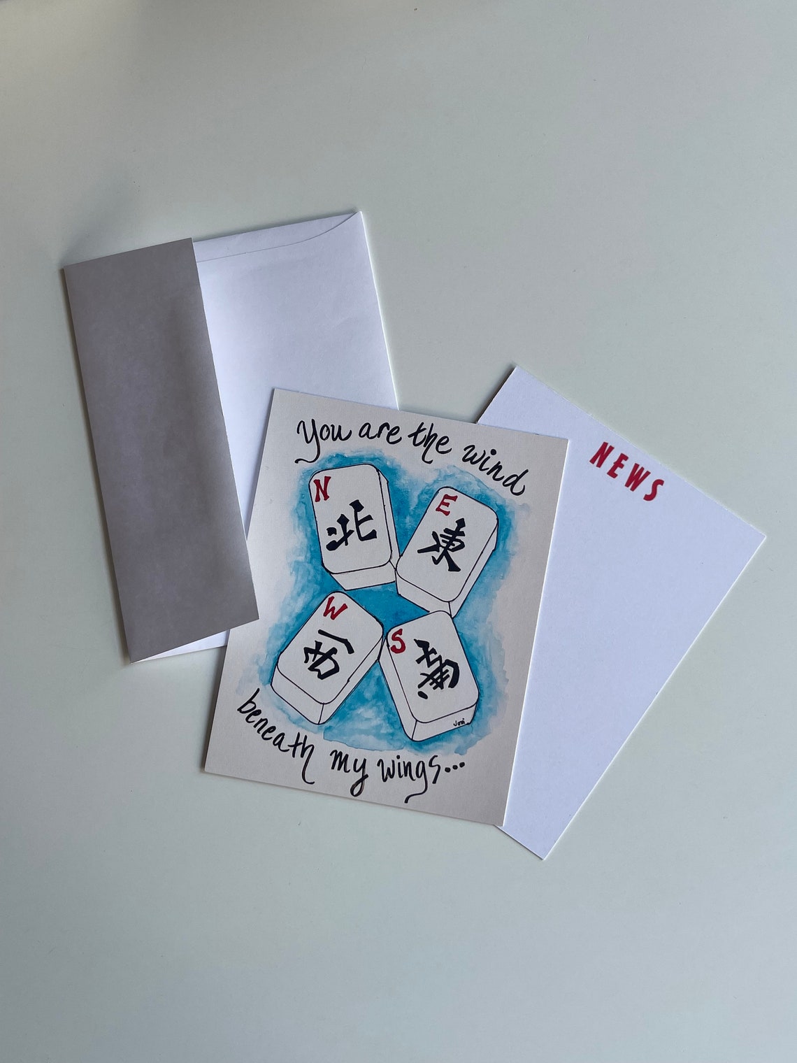 Mahjong Winds Notecards - Etsy