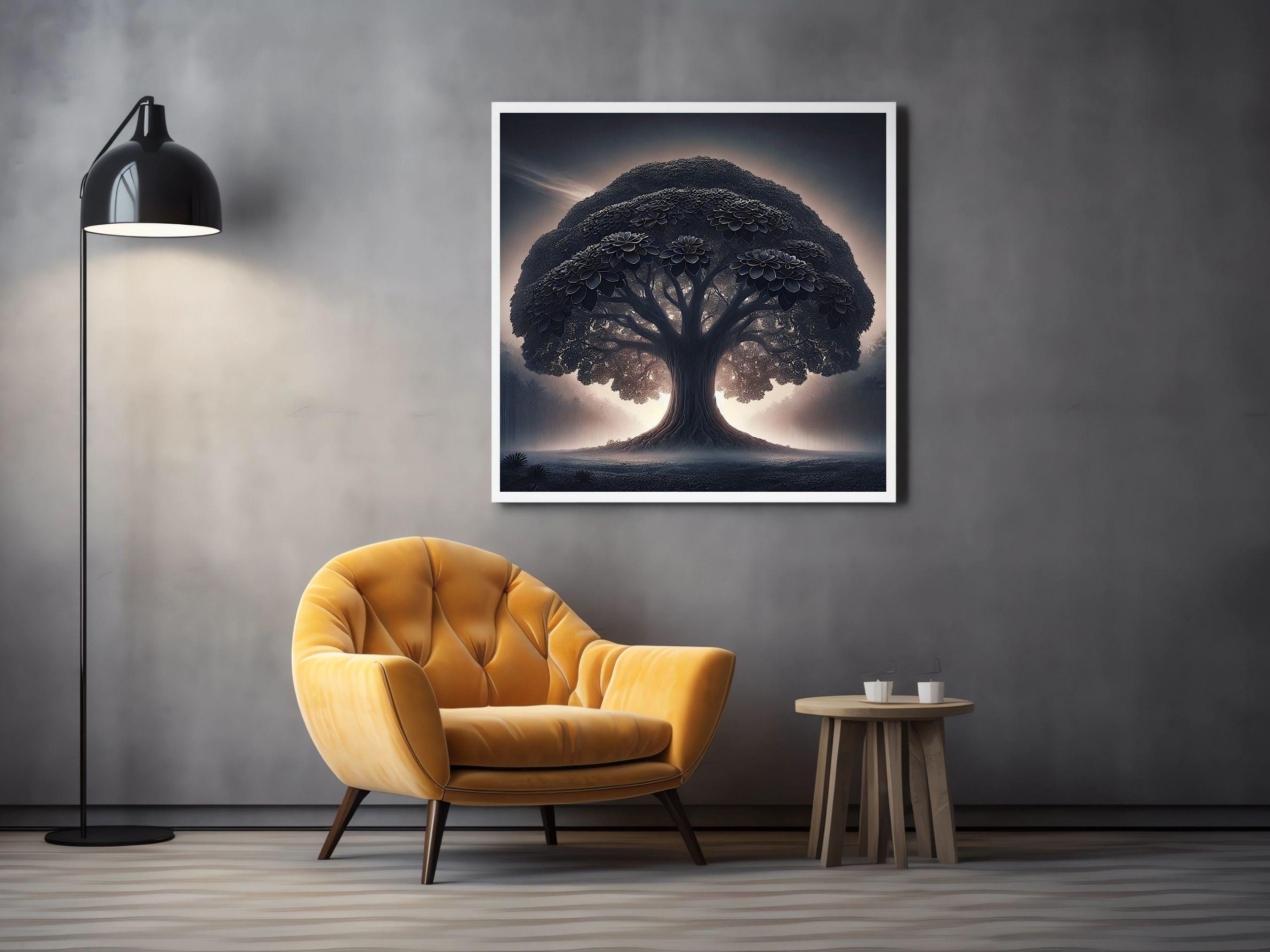 Magical Tree Wall Art Instant Download in 5 Sizes, Commercial Use ...