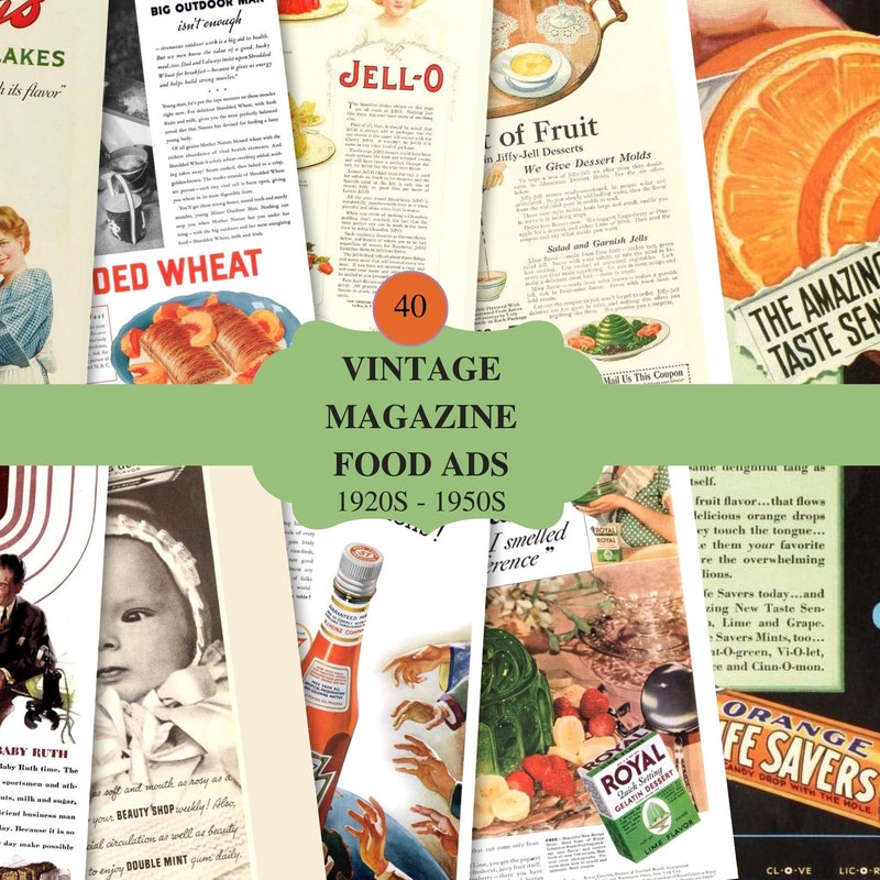 Vintage Food Ads - Etsy