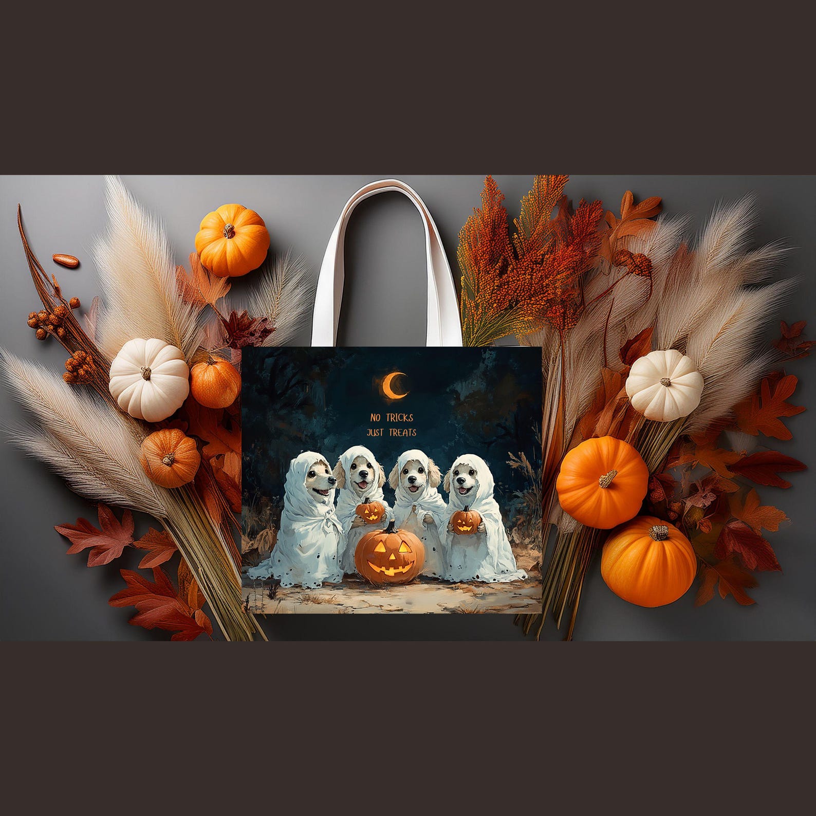 No Tricks Just Treats PNG Halloween Graphic, Commercial Use Available ...