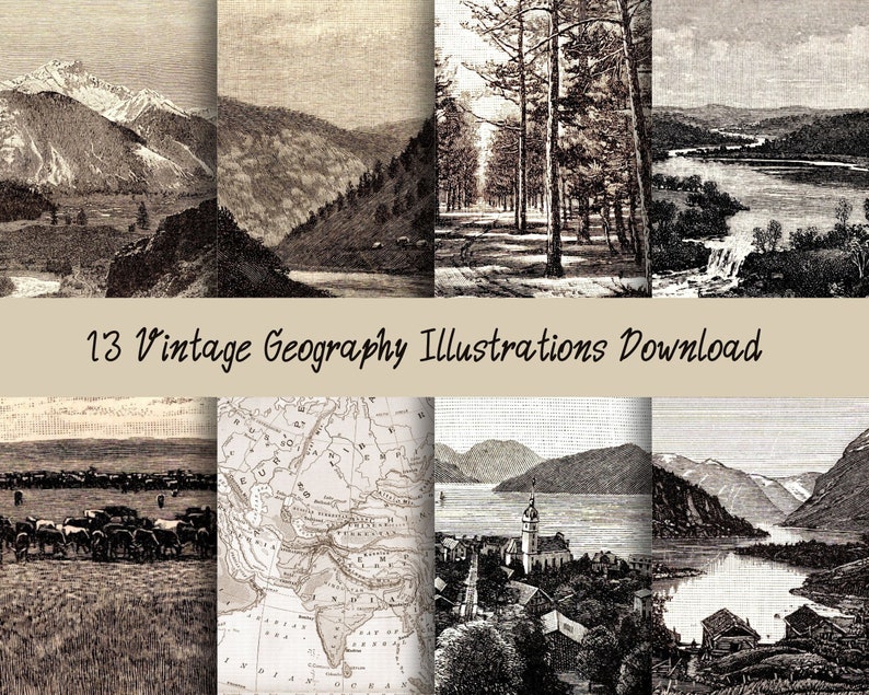 Antique School Book Images: Clipart Perfect for Junk Journals ...