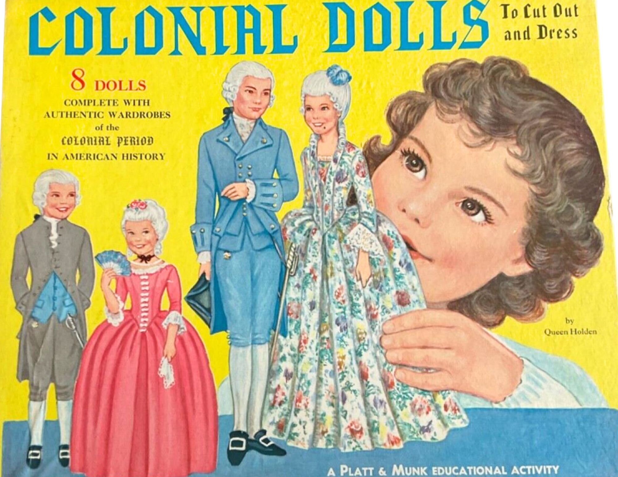 Vintage Colonial Paper Dolls: 1960 Queen Holden Collection (digital ...