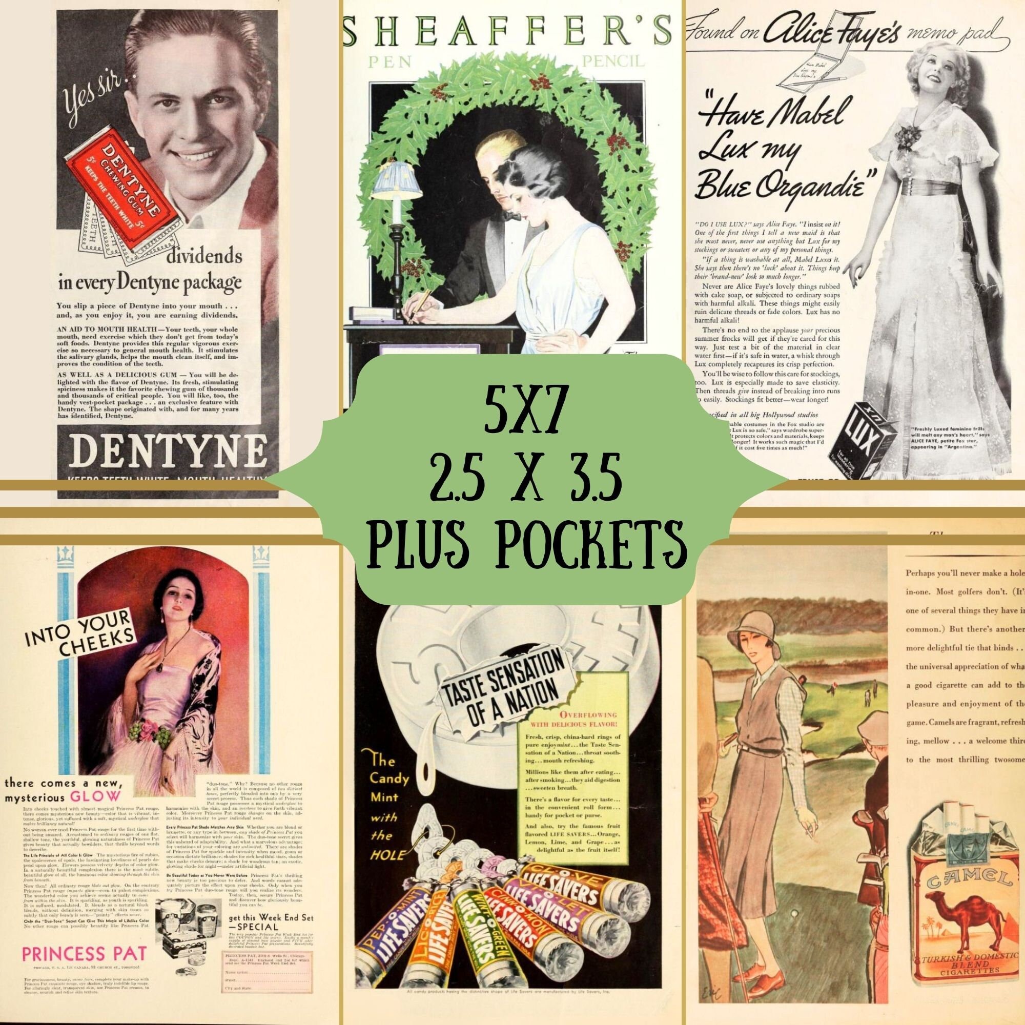 Vintage Magazine Ads 1920s-30s: Printable Ephemera (clip Art Digital ...