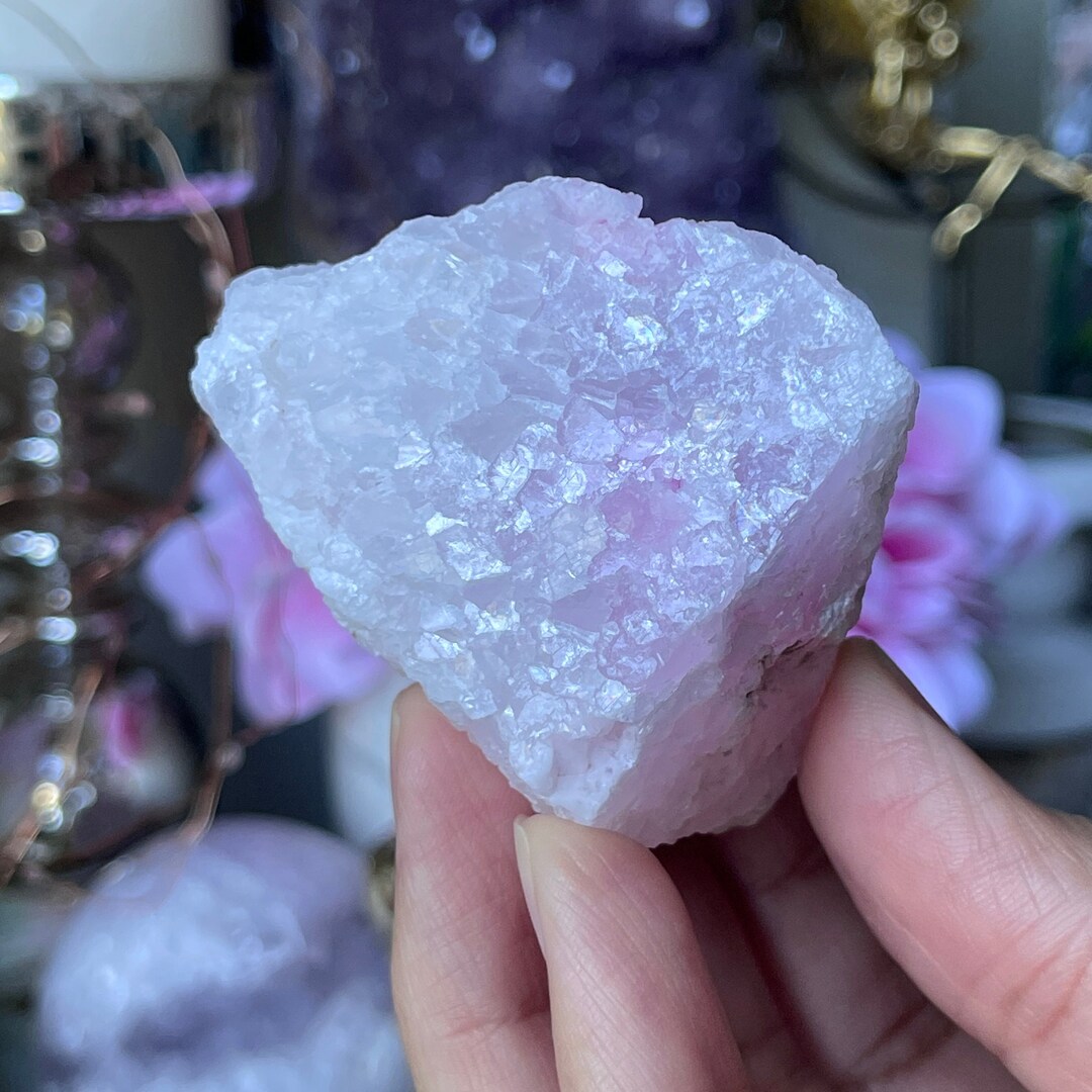 Pink Mangano Calcite Fluorescent Specimen Uv Reactive Pink Natural ...