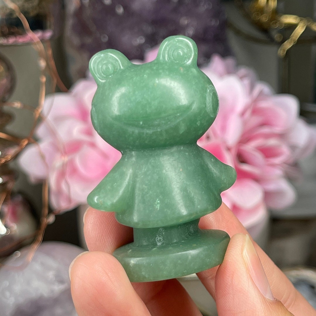 Animal Crossing Lily Green Aventurine Crystal Carving Normal ACNH Rainy ...