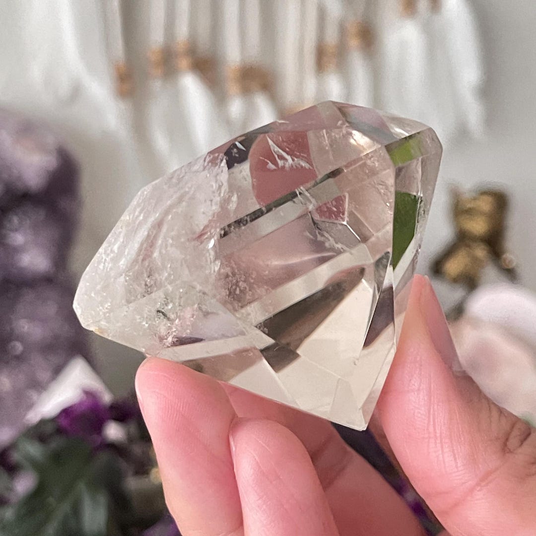 Brazil Diamond Gem Smoky Quartz Natural Gemmy Rainbow Stone Luxury Gift ...