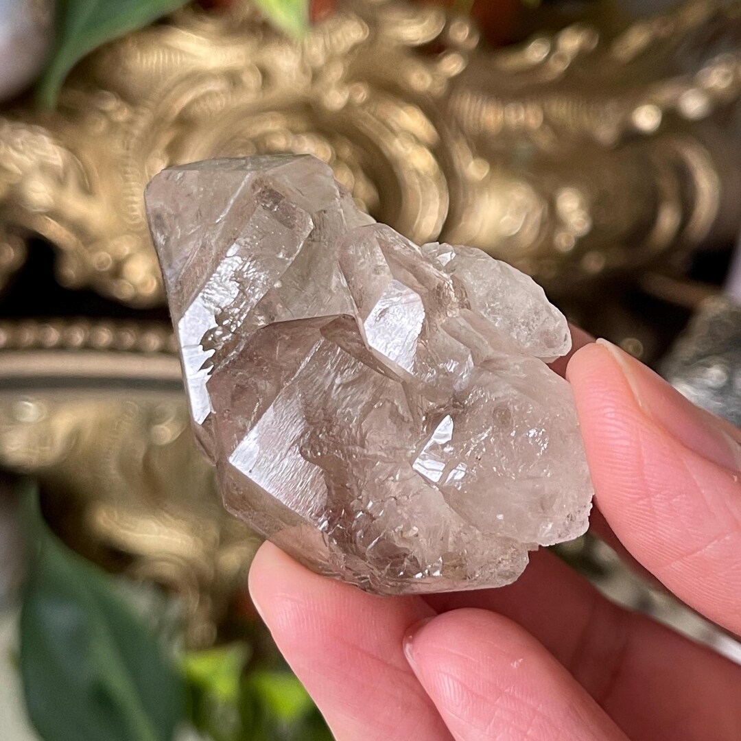 Brazil Elestial Smoky Quartz Crocodile Quartz Cluster Smokey Quartz ...