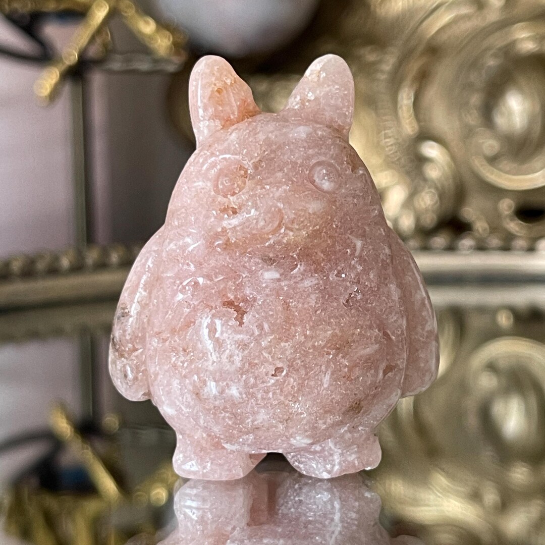 Pink Amethyst Bunny Cottagecore Forest Spirit Tanukis Chinchilla Bunny ...