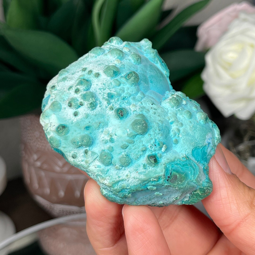 Blue Botryoidal CHRYSOCOLLA Specimen Collection Piece Turquoise Stone ...