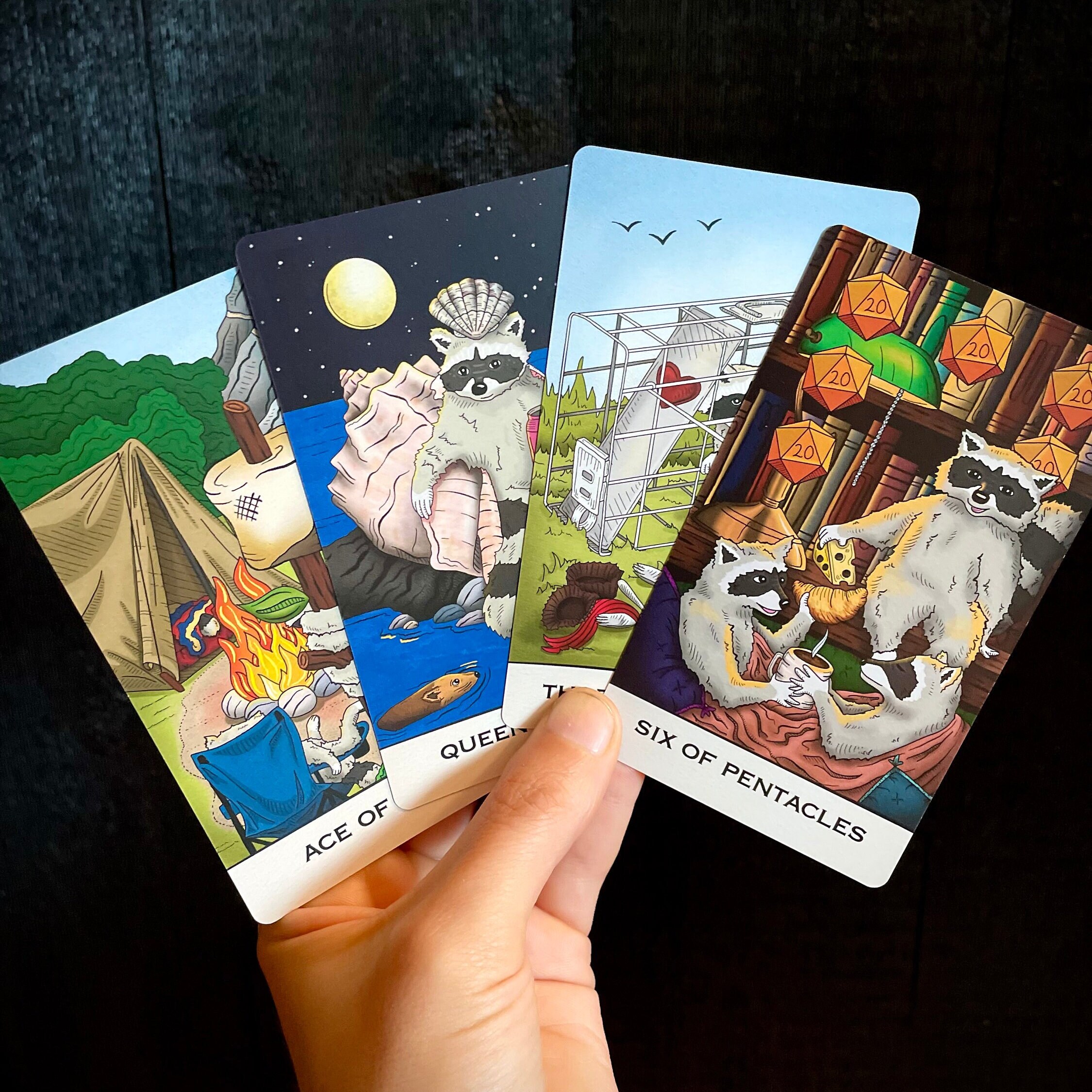 Trash Panda Tarot Deck Wholesale Order - 5 Decks - Etsy