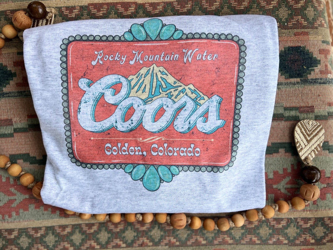 Coors Turquoise Tee - Etsy
