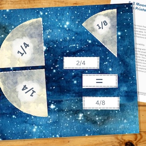Full Moon Fractions | Fun Math | Star Themed | 21 Page Digital Download ...