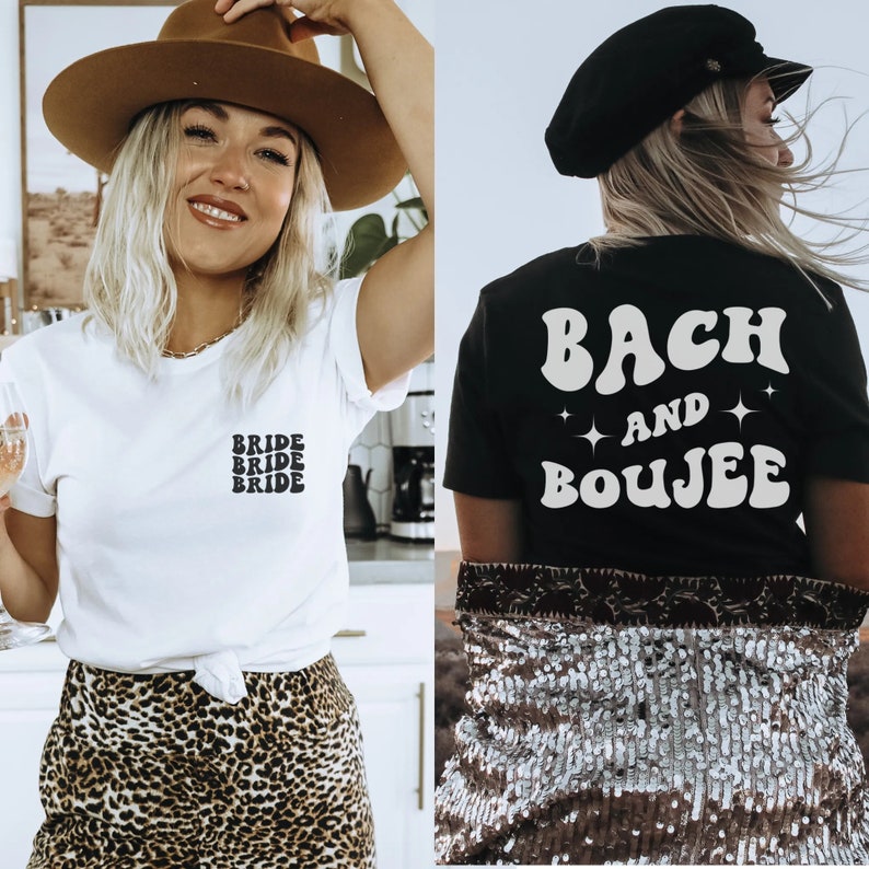 Bach and Boujee Custom Bachelorette Retro Oversized Bach - Etsy