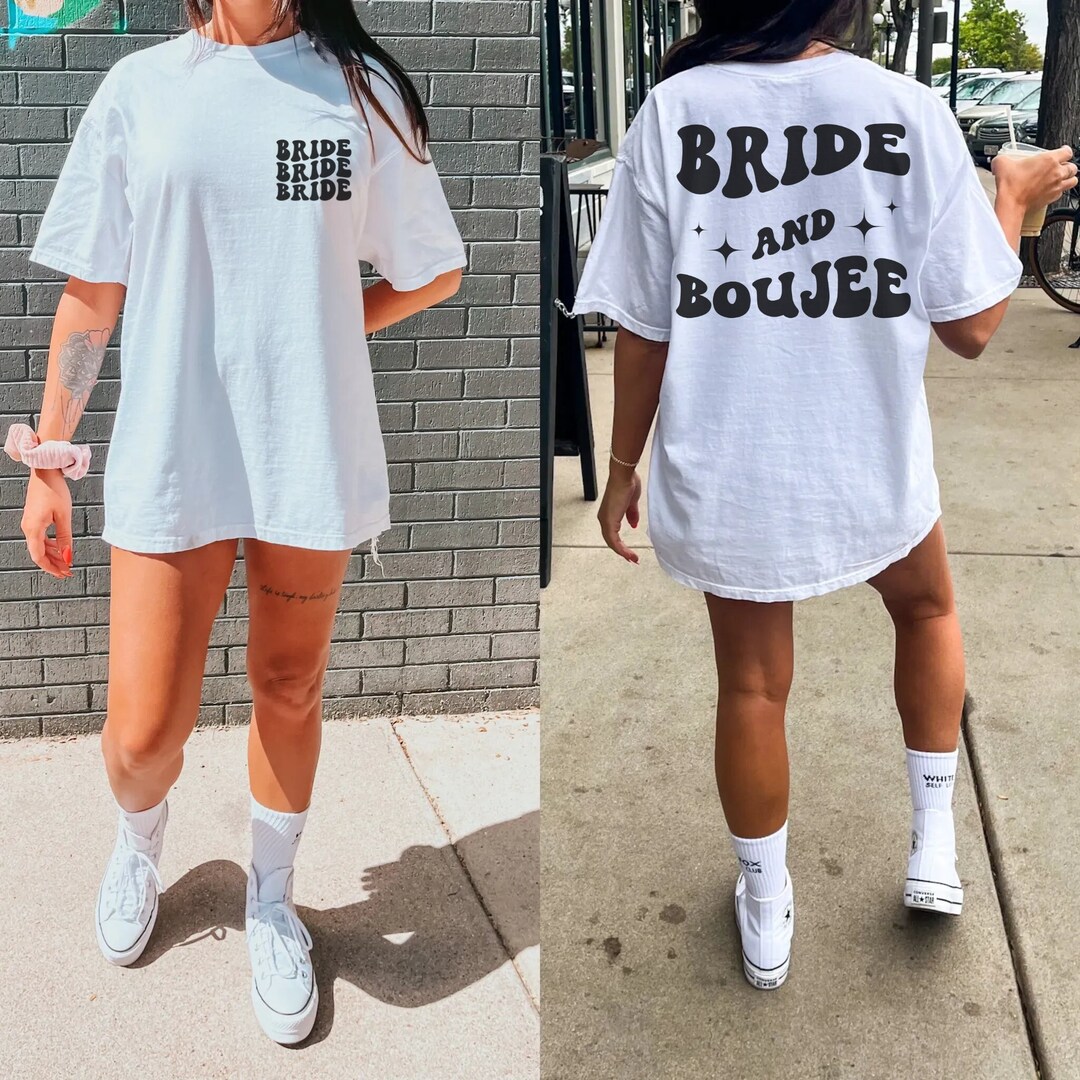 Comfort Colors Custom Bachelorette Party Shirt, Bach and Boujee, Groovy ...