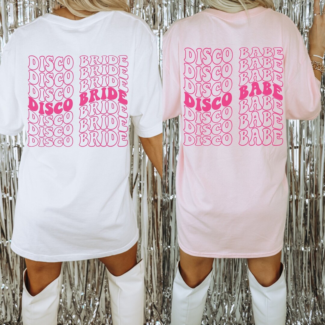 Retro Disco Bachelorette Shirts, Last Disco Bach, Groovy Bachelorette ...