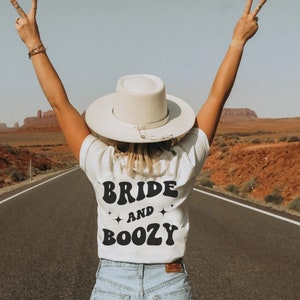 Bach and Boozy Custom Bachelorette, Retro Oversized Bach Party Shirt ...