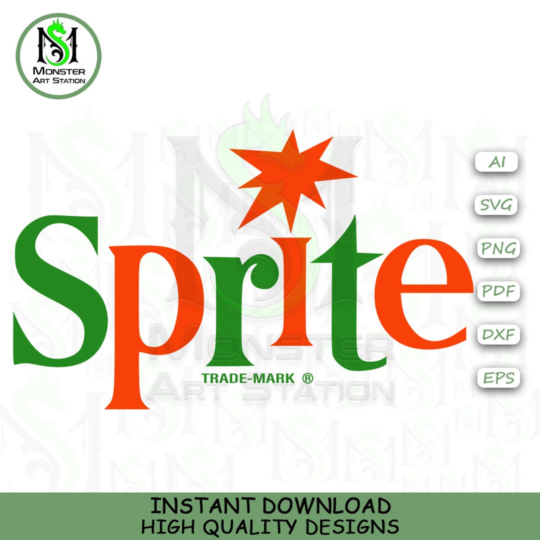 Buy Sprite Vector Svg, Sprite T-shirt Design Vector Svg, Sprite Logo ...
