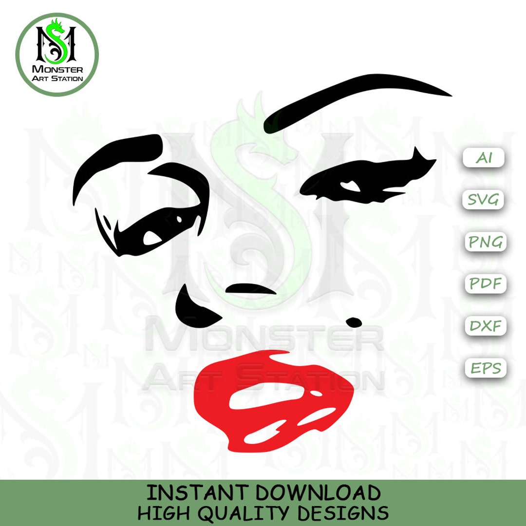 Marilyn Monroe Vector Svg, Sexy Lip Lady Vector Svg, Mujer Cara Clipart ...