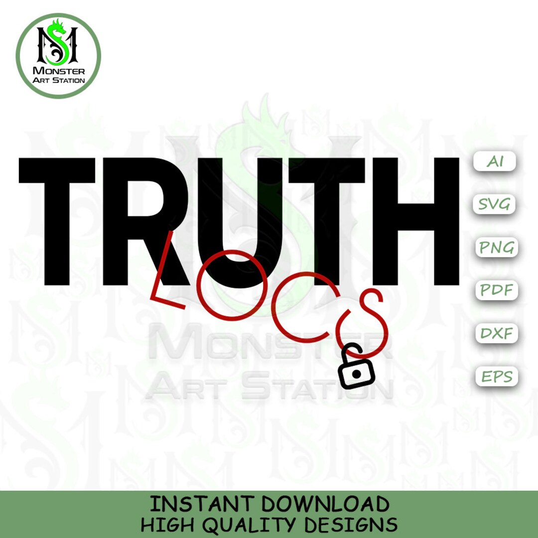 Truth Svg Truth Word Svg Truth Locs Vector Svg Past Masters - Etsy ...