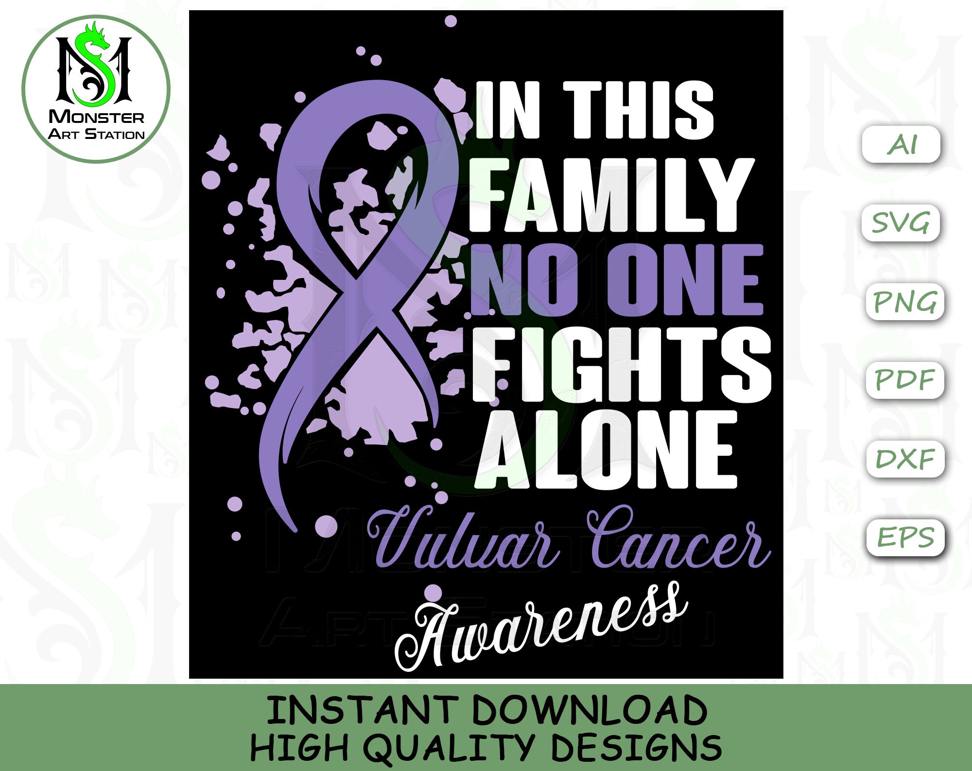 Vulvar Cancer Ribbon