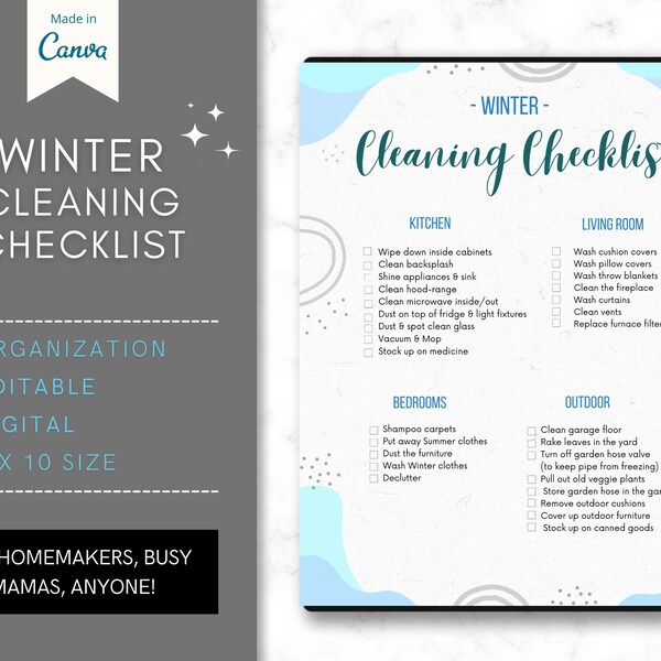 Printable Cleaning Sheet - Etsy