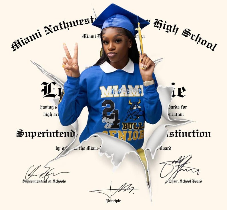 Grad Diploma Cutout Graphic - Etsy
