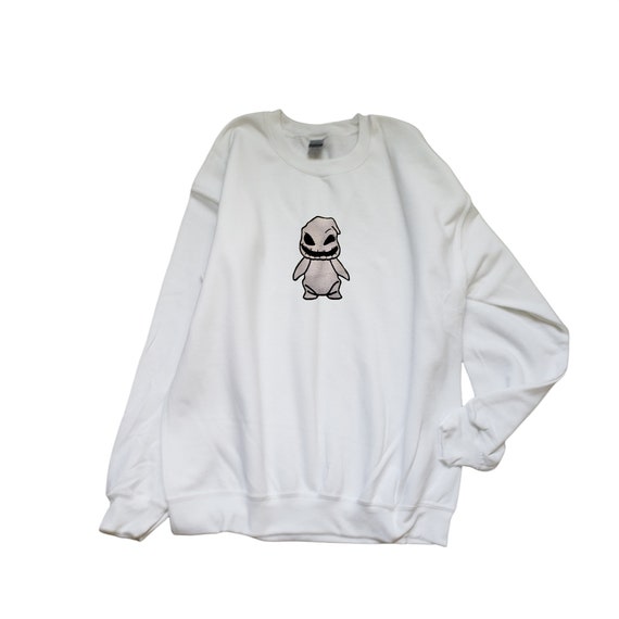 Oogie Boogie Nightmare Before Christmas Crewneck Sweater White - Etsy