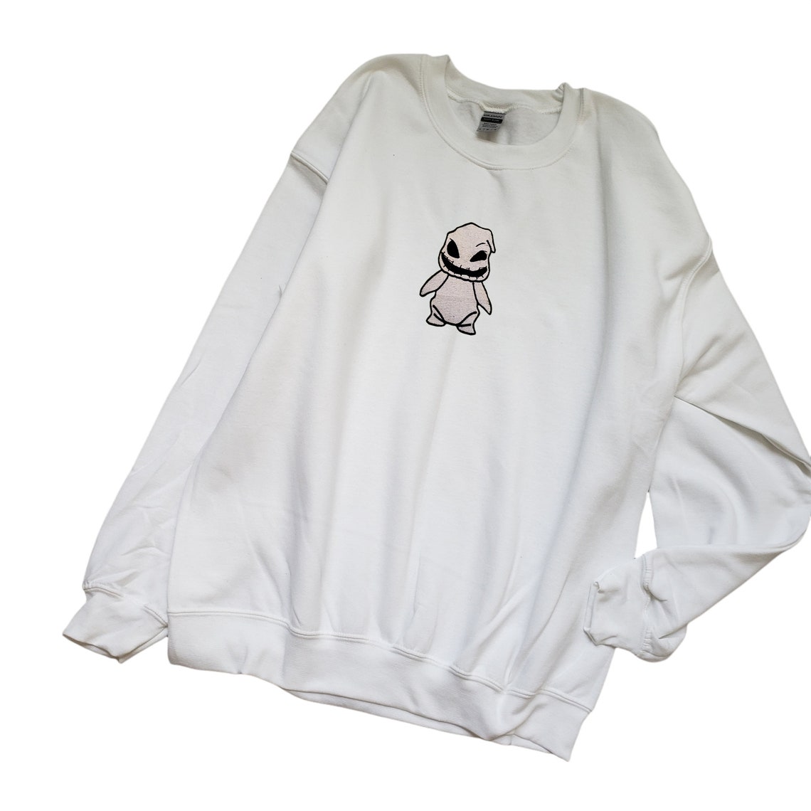 Oogie Boogie Nightmare Before Christmas Crewneck Sweater White - Etsy