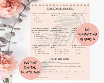 Bible Study Genesis - Etsy