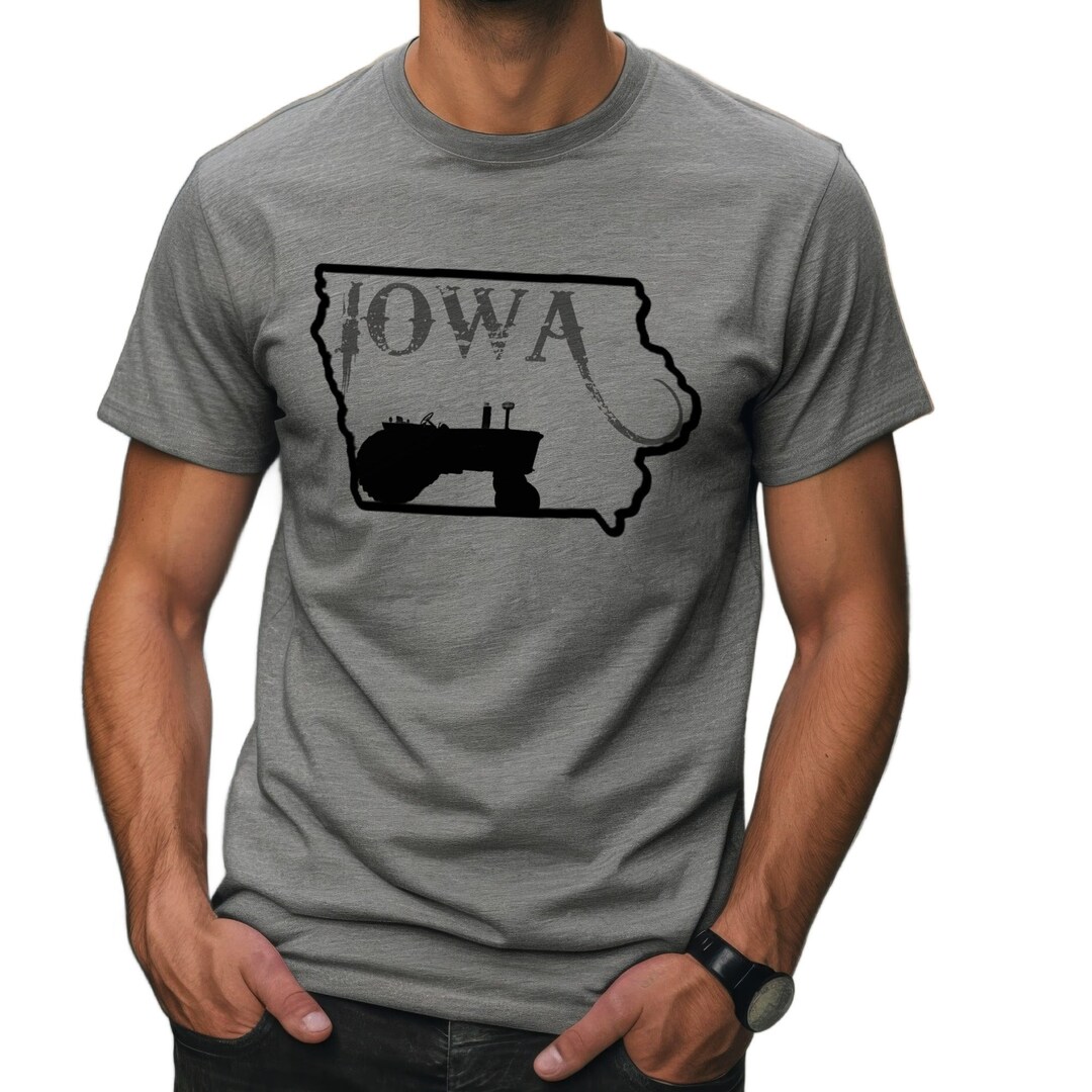 4020 Silhouette Iowa T-shirt -- Farming Shirt John Deere - Etsy