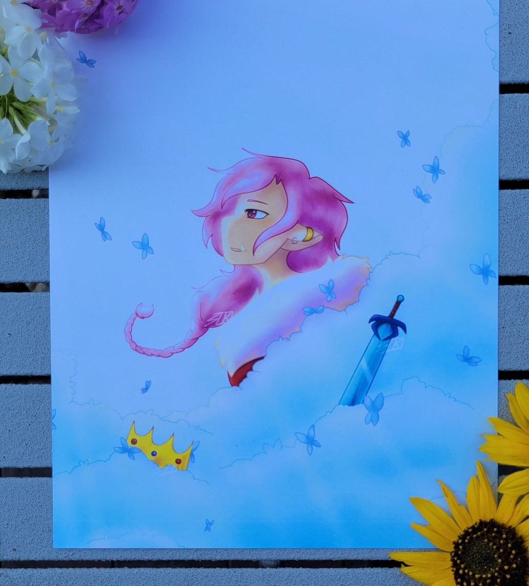 In Our Memories [technoblade Tribute Print] - Etsy