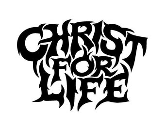 Christ Life Decal - Etsy