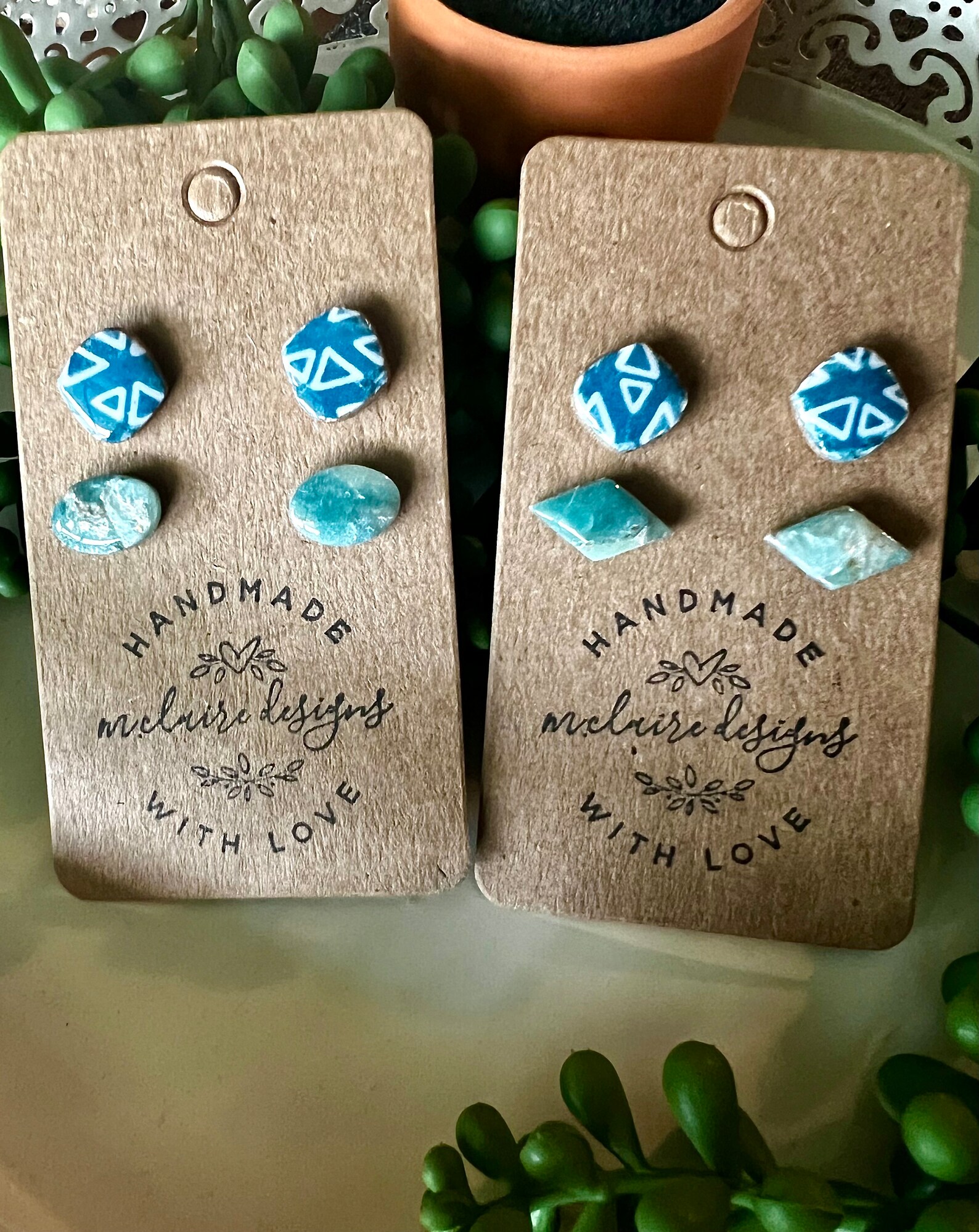 Sea Glass Stud Packs - Etsy