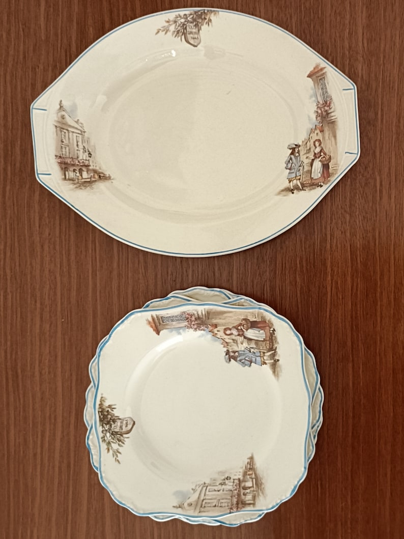 Vintage 1930s J & G Meakin Sunshine 'sweet Nell' England Set of 6 ...