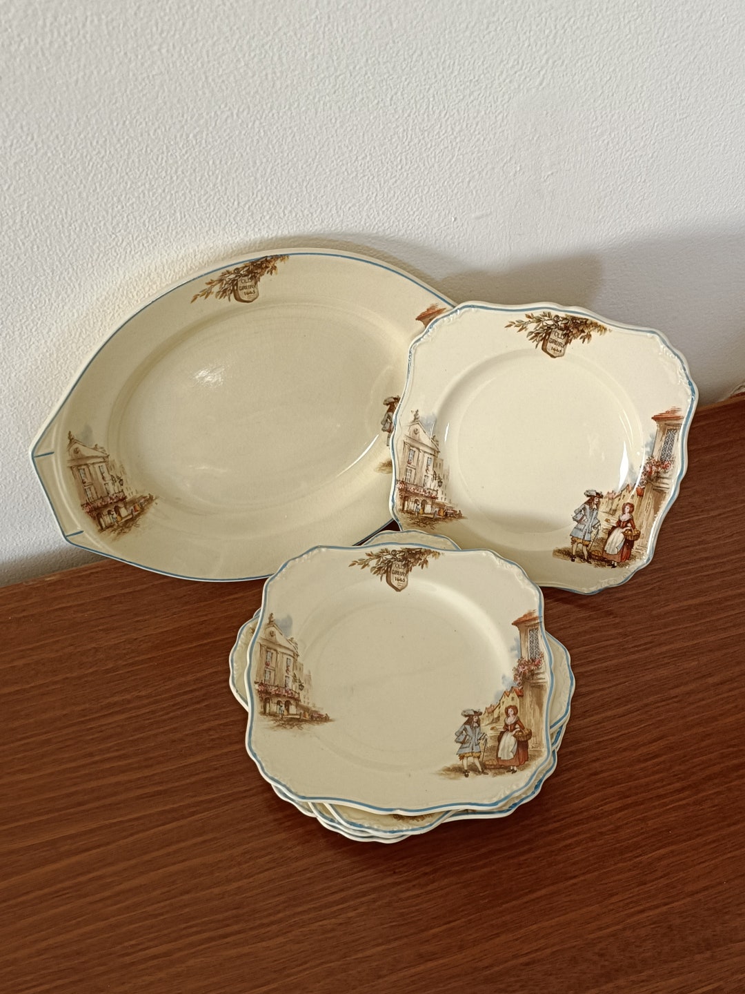 Vintage 1930s J & G Meakin Sunshine 'sweet Nell' England Set of 6 ...