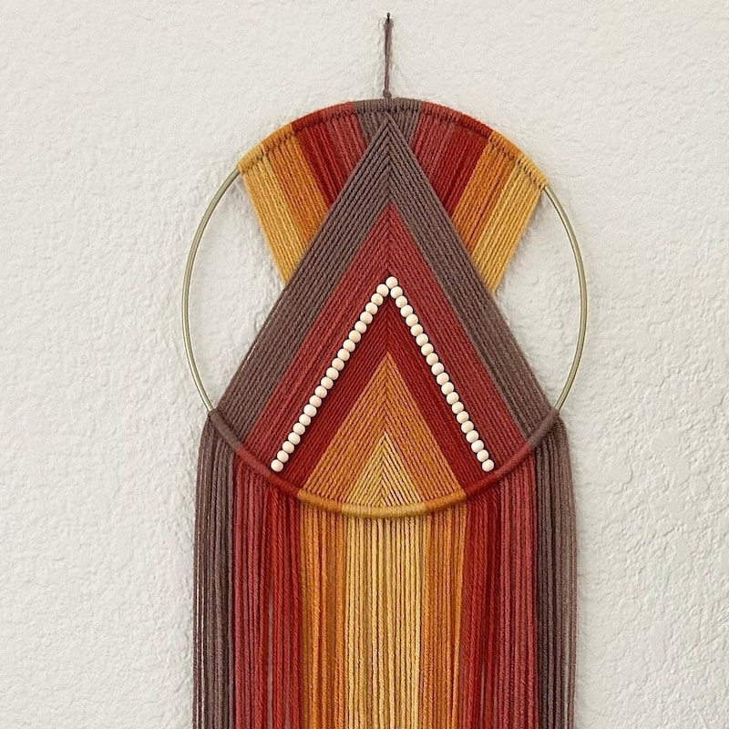 Red Wall Hanging - Etsy