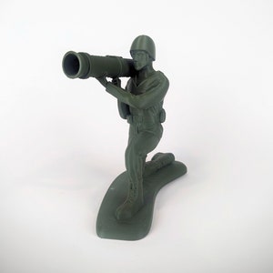 Bazooka Army Men Toy Pen Holder - Etsy