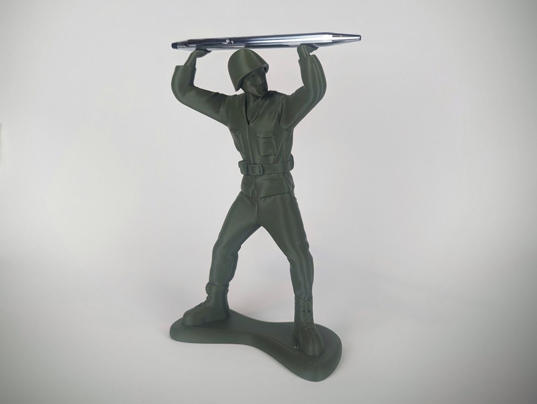 Rifleman Army Men Toy Pen Holder - Etsy
