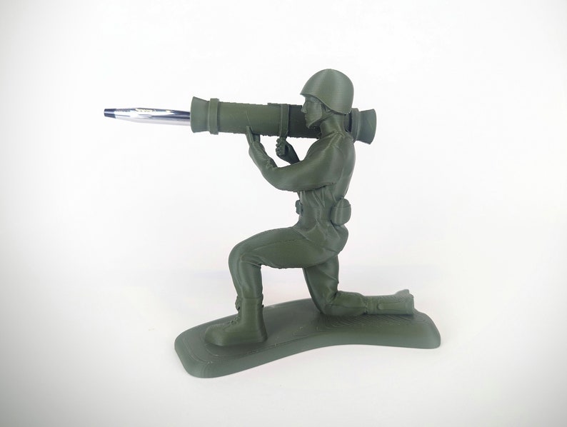 Bazooka Army Men Toy Pen Holder - Etsy