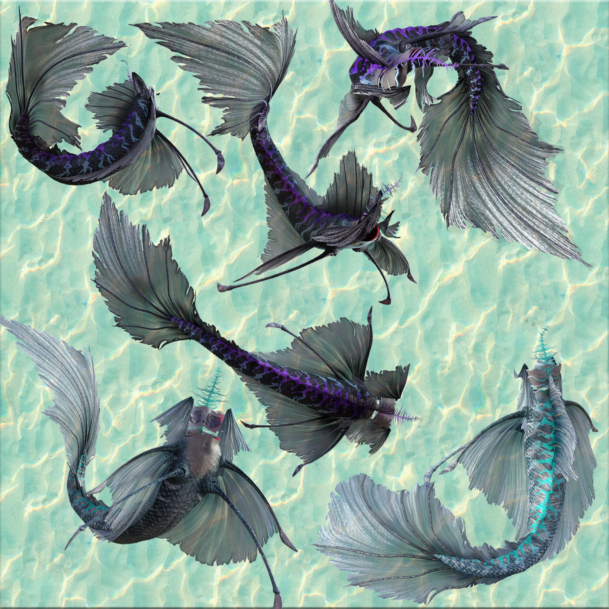 25 Realistic Mermaid Tail Overlays Mermaid Overlays Mermaid - Etsy