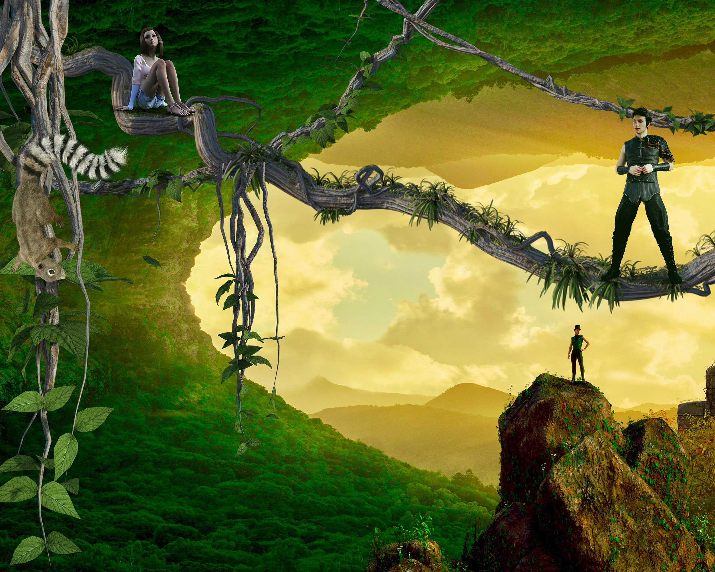 14 Vine Overlays, Trees Overlays, Jungle Overlays, Photography Overlays ...