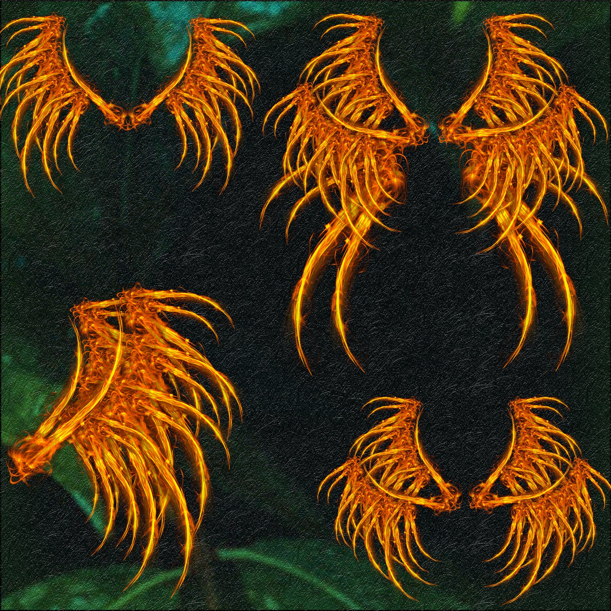 55 Fire Wing Overlays Phoenix Wings Fire Wings Flame Wings Flame Flare ...