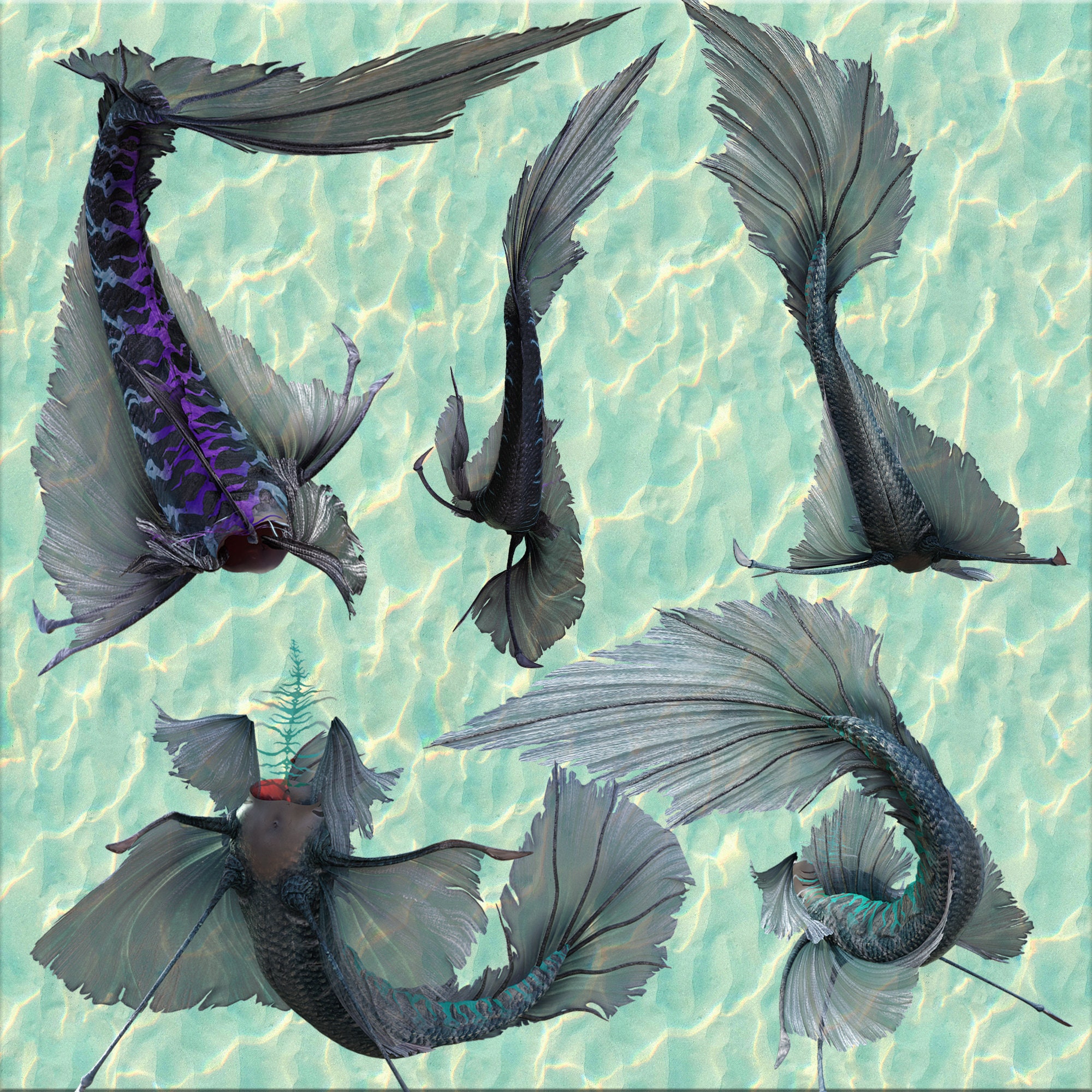 25 Realistic Mermaid Tail Overlays Mermaid Overlays Mermaid - Etsy