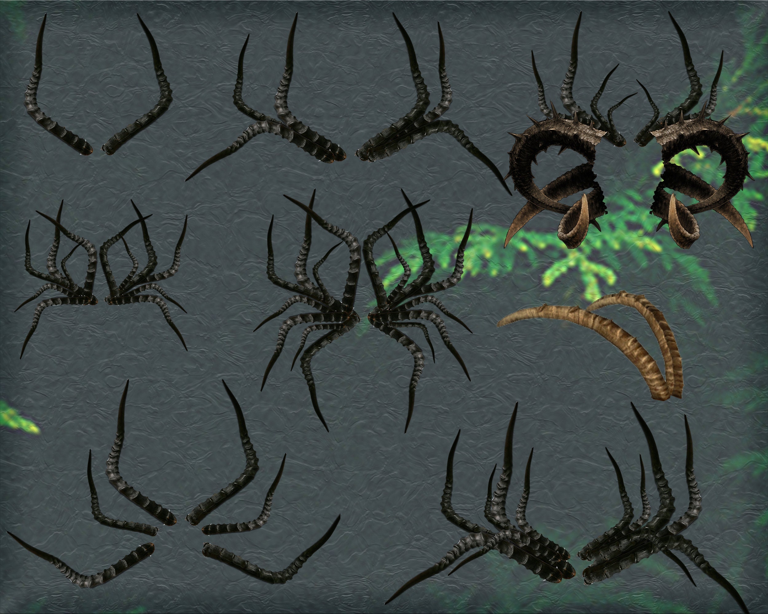 41 Horn Overlays, Animal Horns, Demon Horns, Devil Horns, Halloween ...