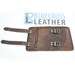 Handmade Genuine Brown Leather Wrist Wallet Cuff, Unisex Leather Arm ...