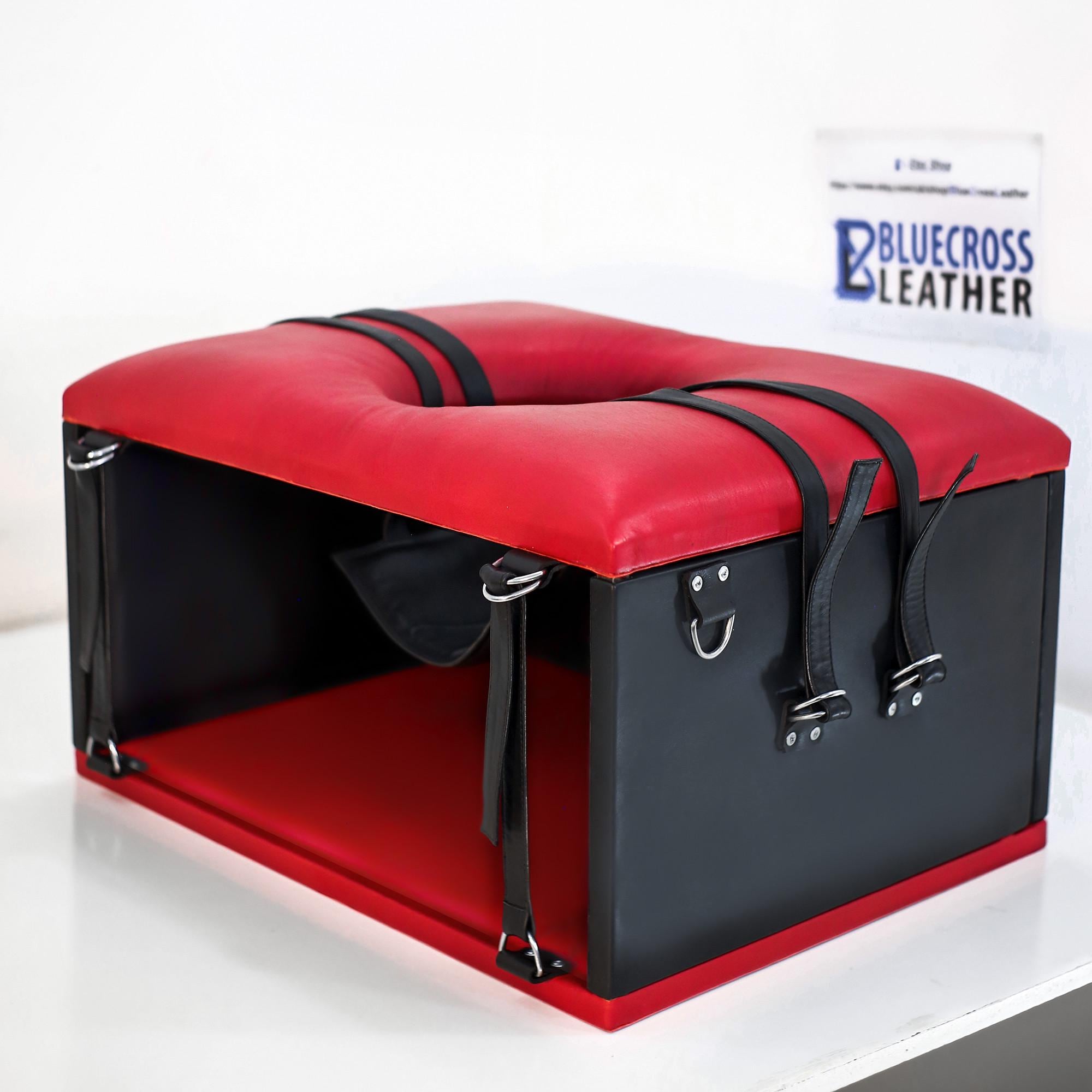 Handmade Red Leather Queening Chair: BDSM Furniture - Etsy