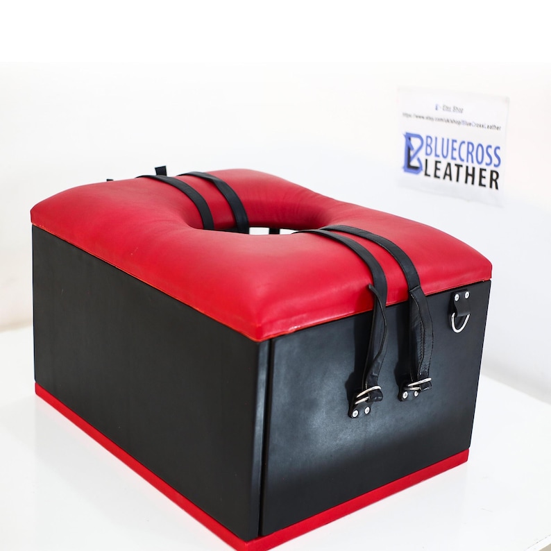 Handmade Red Leather Queening Chair: BDSM Furniture - Etsy