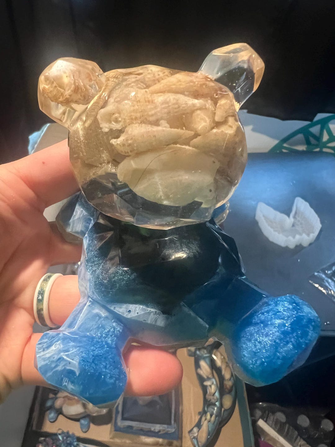 Bear With Seashells - Etsy