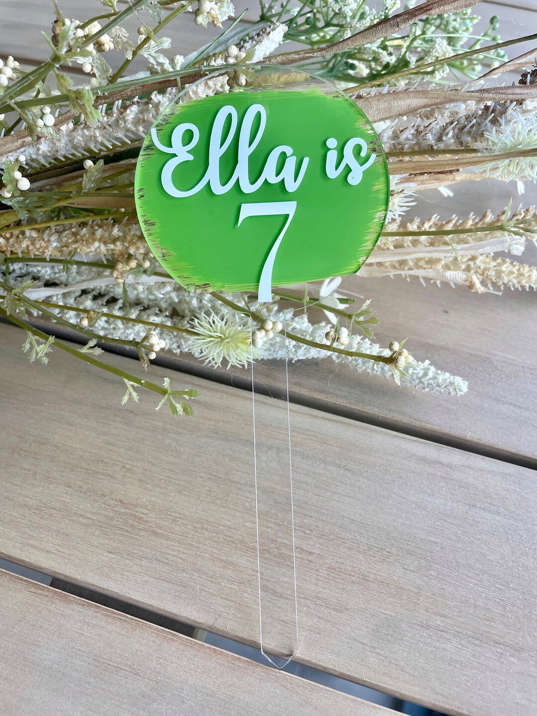 Mini Cake Topper Acrylic Cake Topper Birthday Sign Custom Cake Topper ...